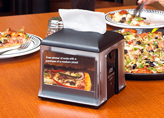 Xpressnap Napkin Dispenser | Design Your Own Ad